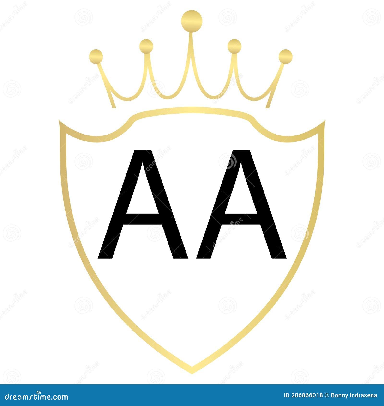 AA Letter Logo Design with Simple Style Stock Vector - Illustration of ...
