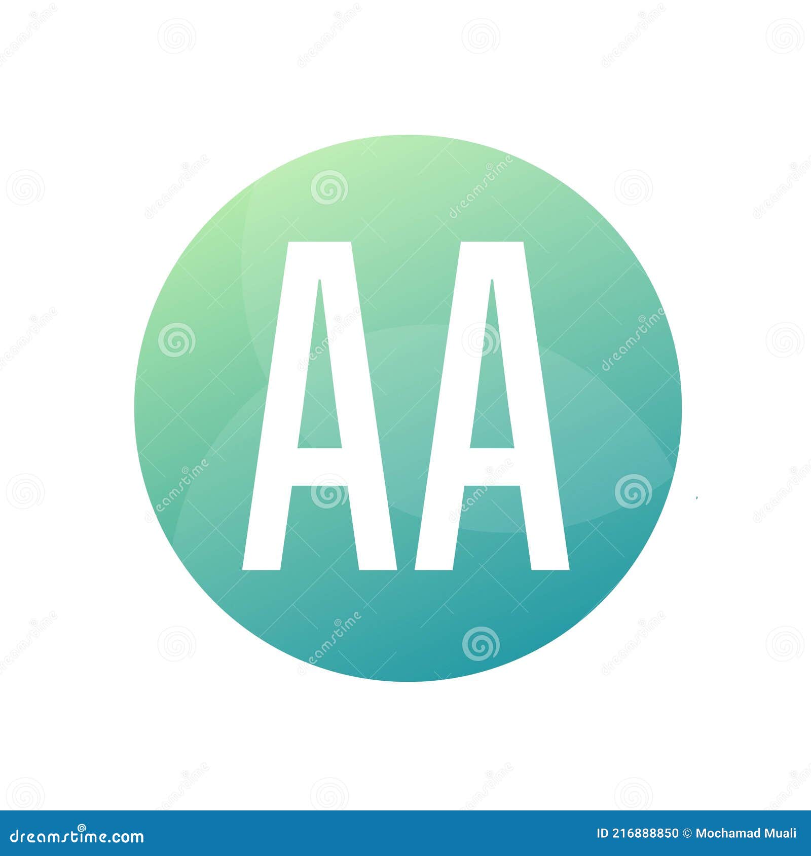 AA Letter Logo Design with Simple Style Stock Vector - Illustration of ...