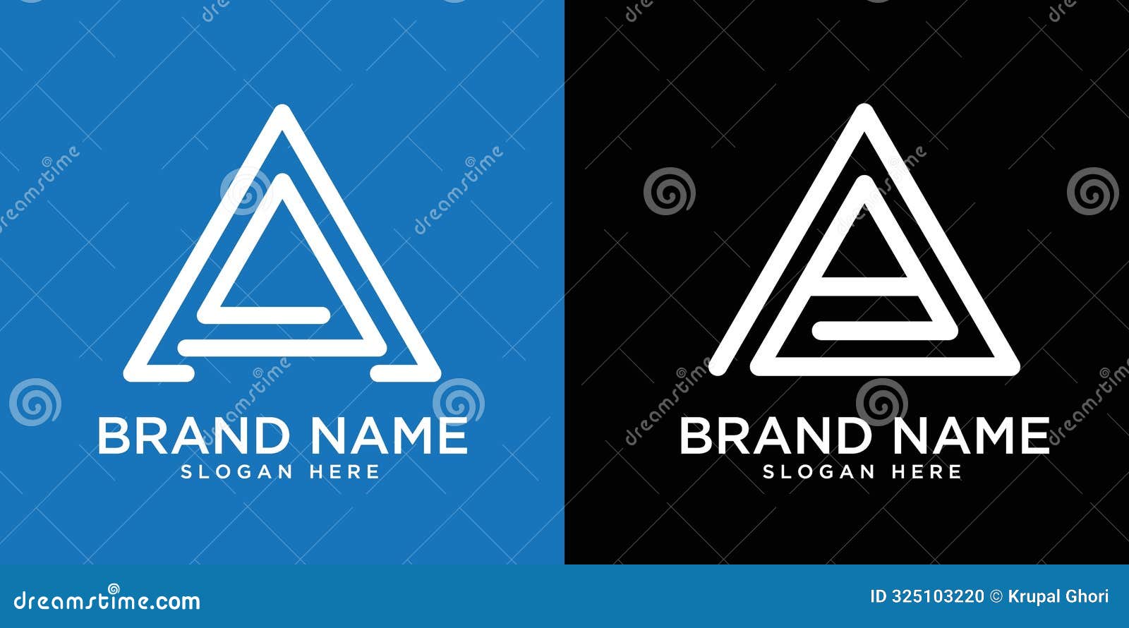 AA Logo Vector Set Collection for Web Stock Illustration - Illustration ...