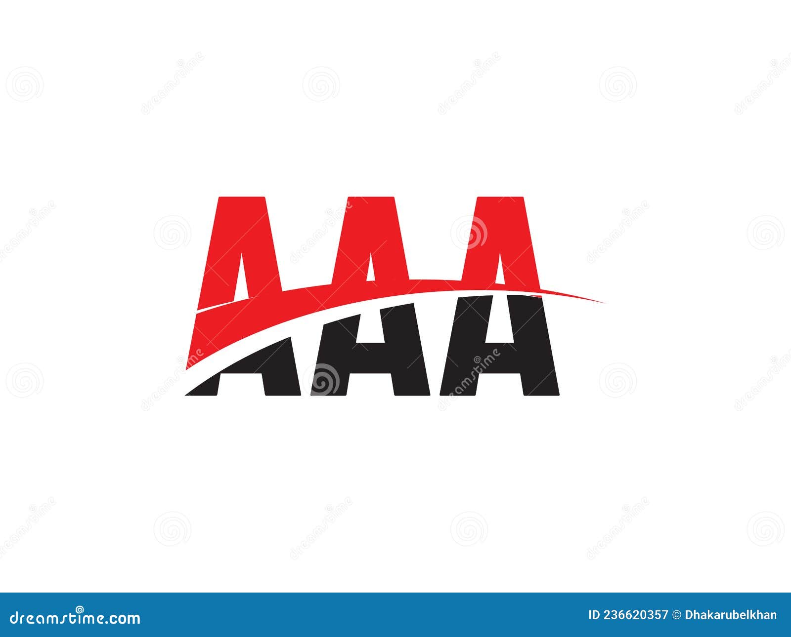 AAA Letter Initial Logo Design Vector Illustration Stock Vector ...