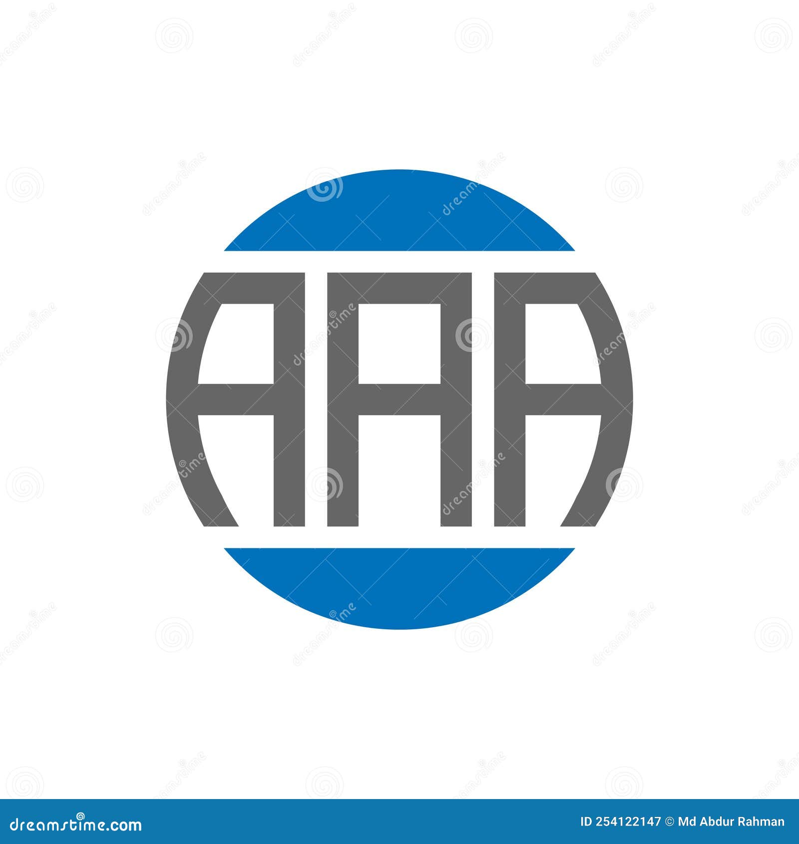AAA Letter Logo Design on White Background. AAA Creative Initials ...