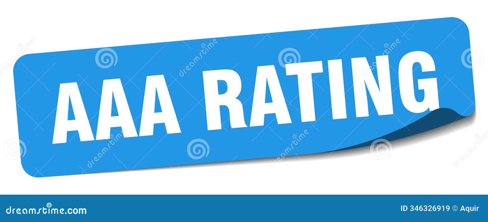 Aaa Rating Sticker. Aaa Rating Sign On Transparent Background Vector ...