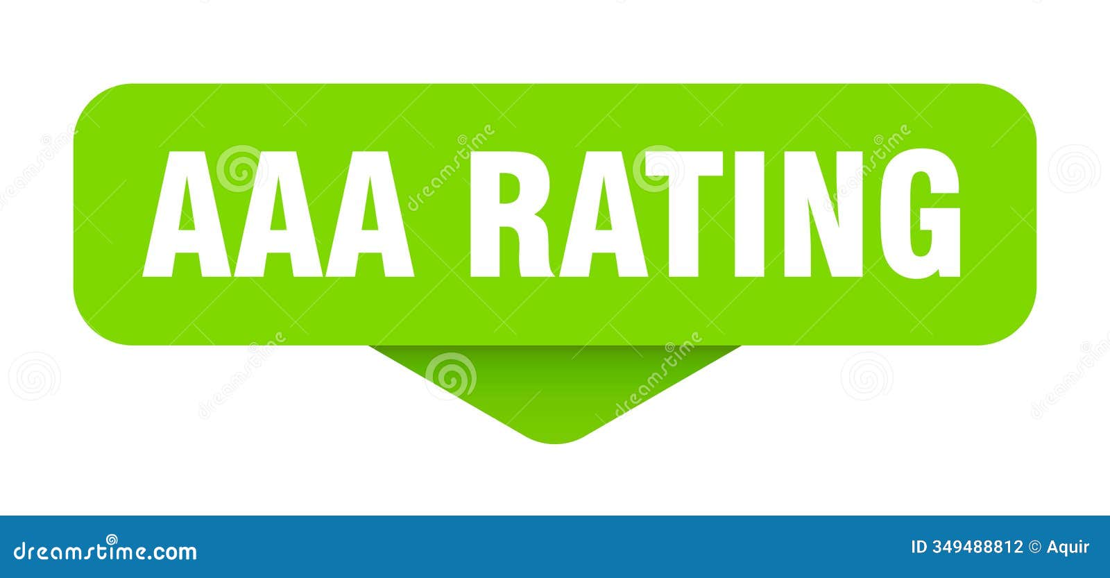 Aaa Rating Sticker. Aaa Rating Sign On Transparent Background Vector ...