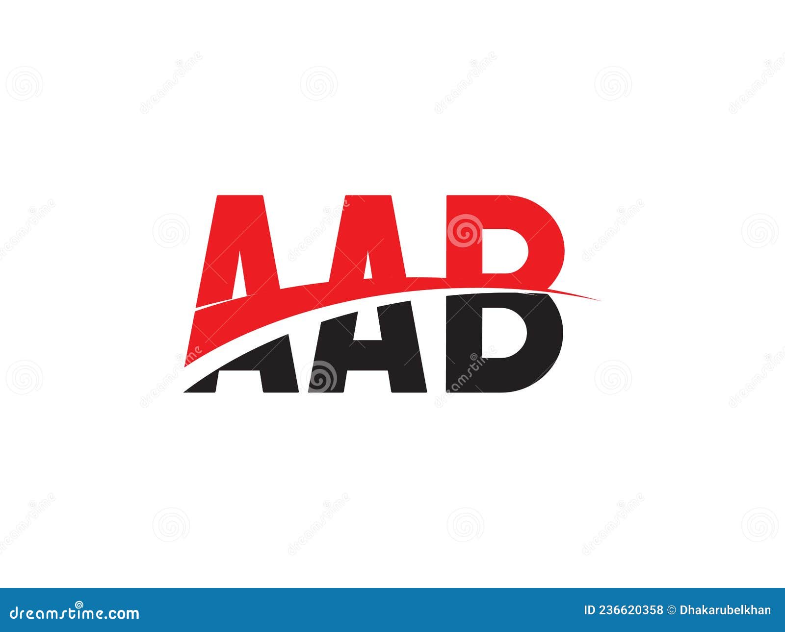 AAB Letter Initial Logo Design Vector Illustration Stock Vector ...