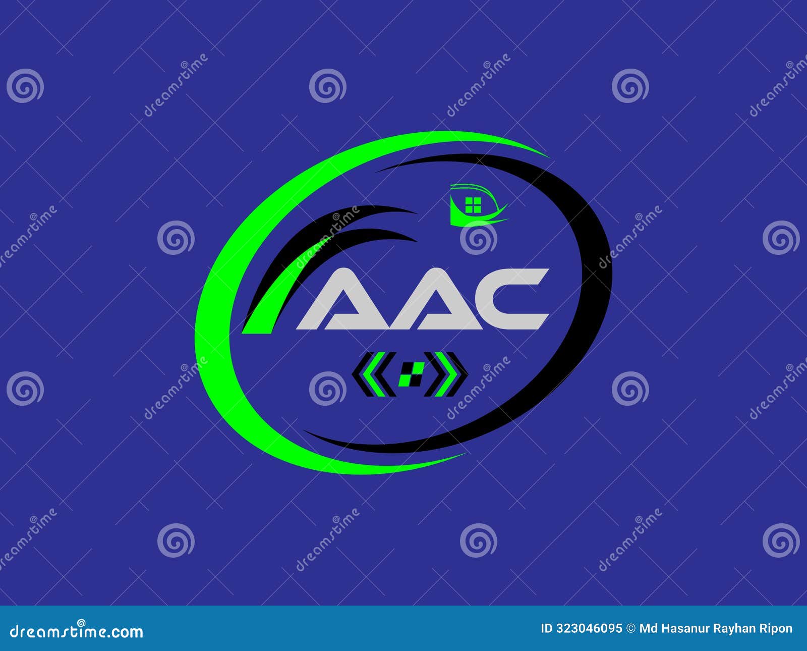 AAC Letter Logo Design. AAC Simple and Modern Monogram Logo Stock ...