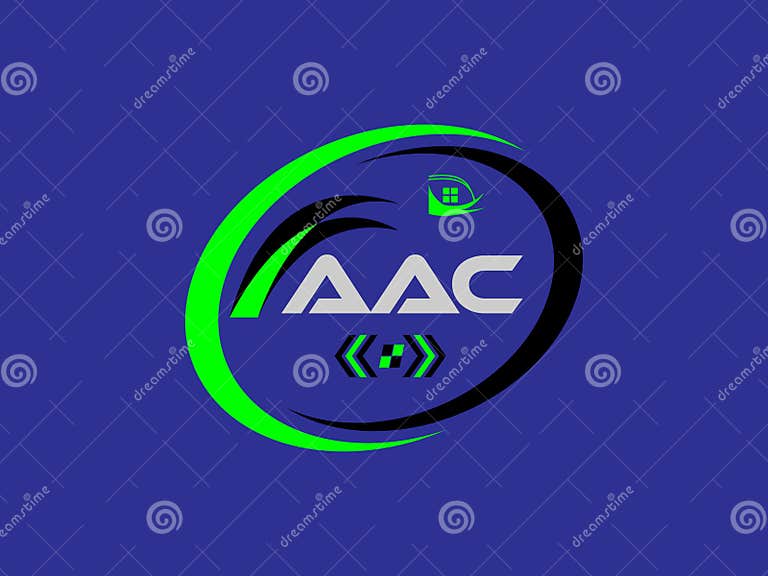 AAC Letter Logo Design. AAC Simple and Modern Monogram Logo Stock ...