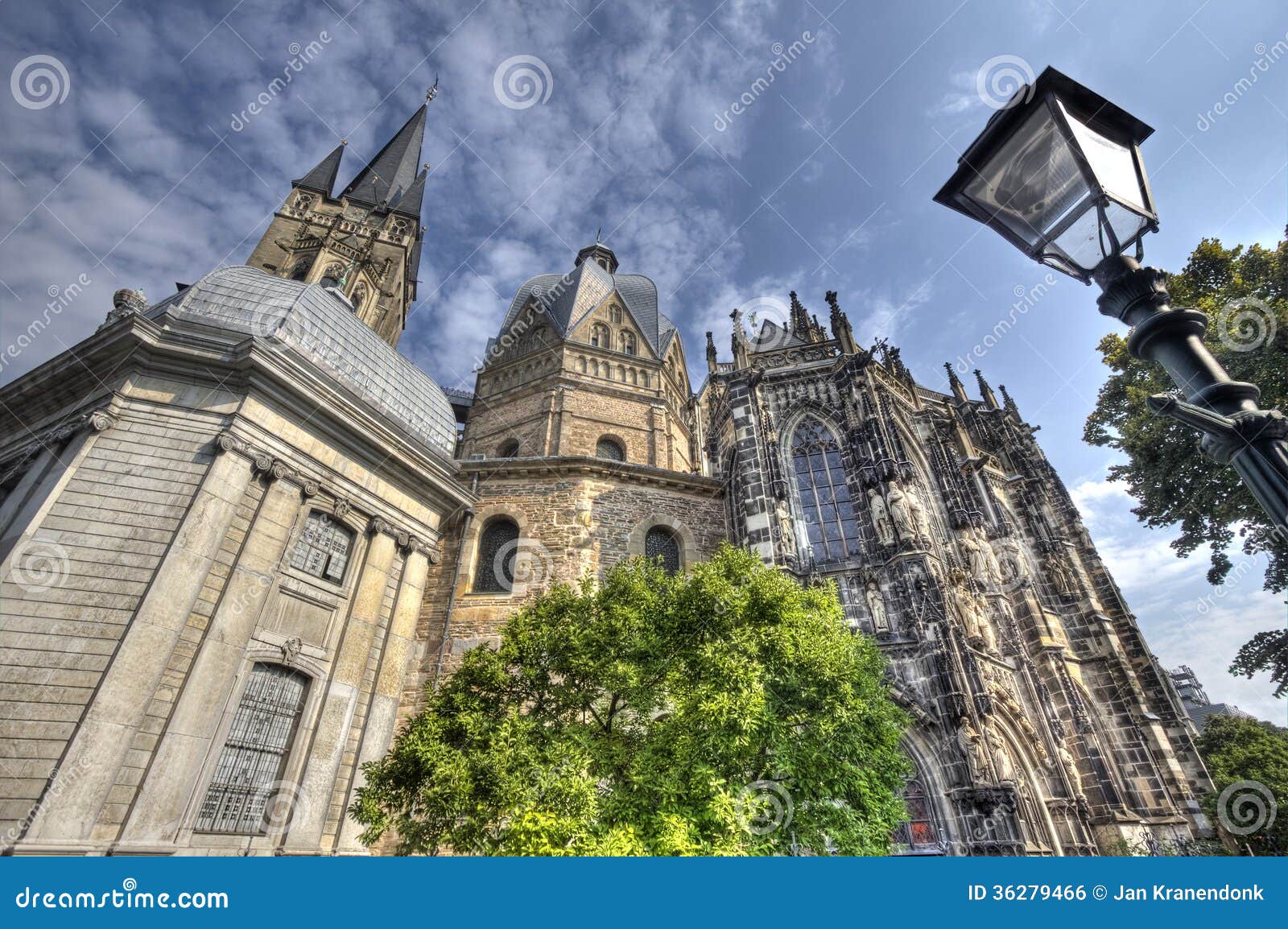 Aachen Cathedral in Germany Stock Photo - Image of medieval, cathedral ...