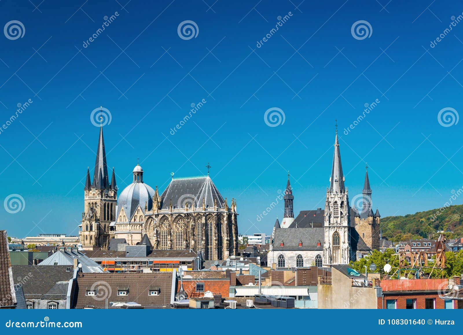 AACHEN, GERMANY. OCTOBER 04, 2020. Street View, Facade Of Old House ...
