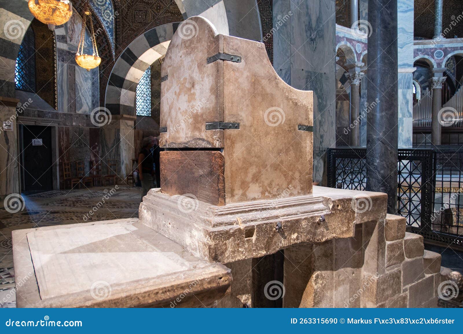 The Aachen Royal Throne is a Throne Erected in the 790s by Order of ...