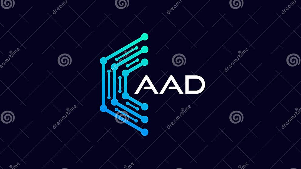 AAD Infinity Initial Letter Logo Icon Design Vector. Simple Letter. AAD ...