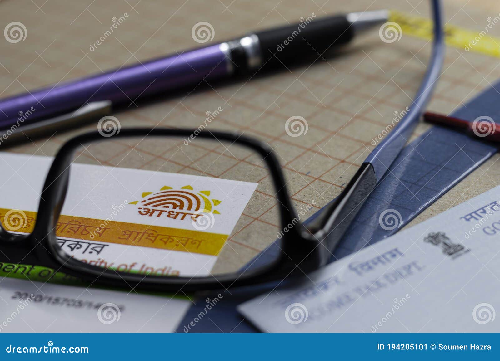 Aadhaar - the Identity of Indian Editorial Photo - Image of identity ...