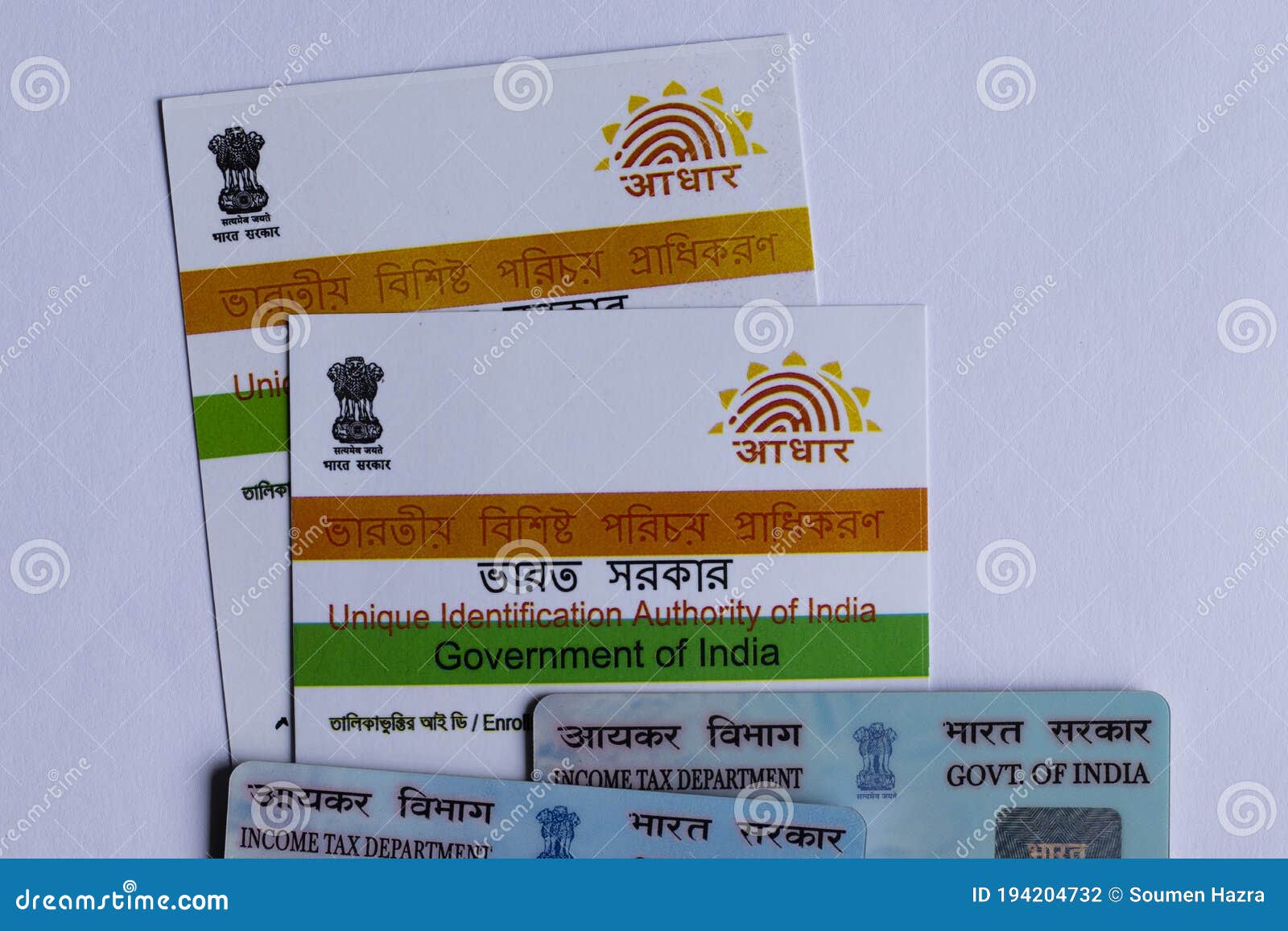 PAN And Aadhaar Editorial Photo | CartoonDealer.com #182707911