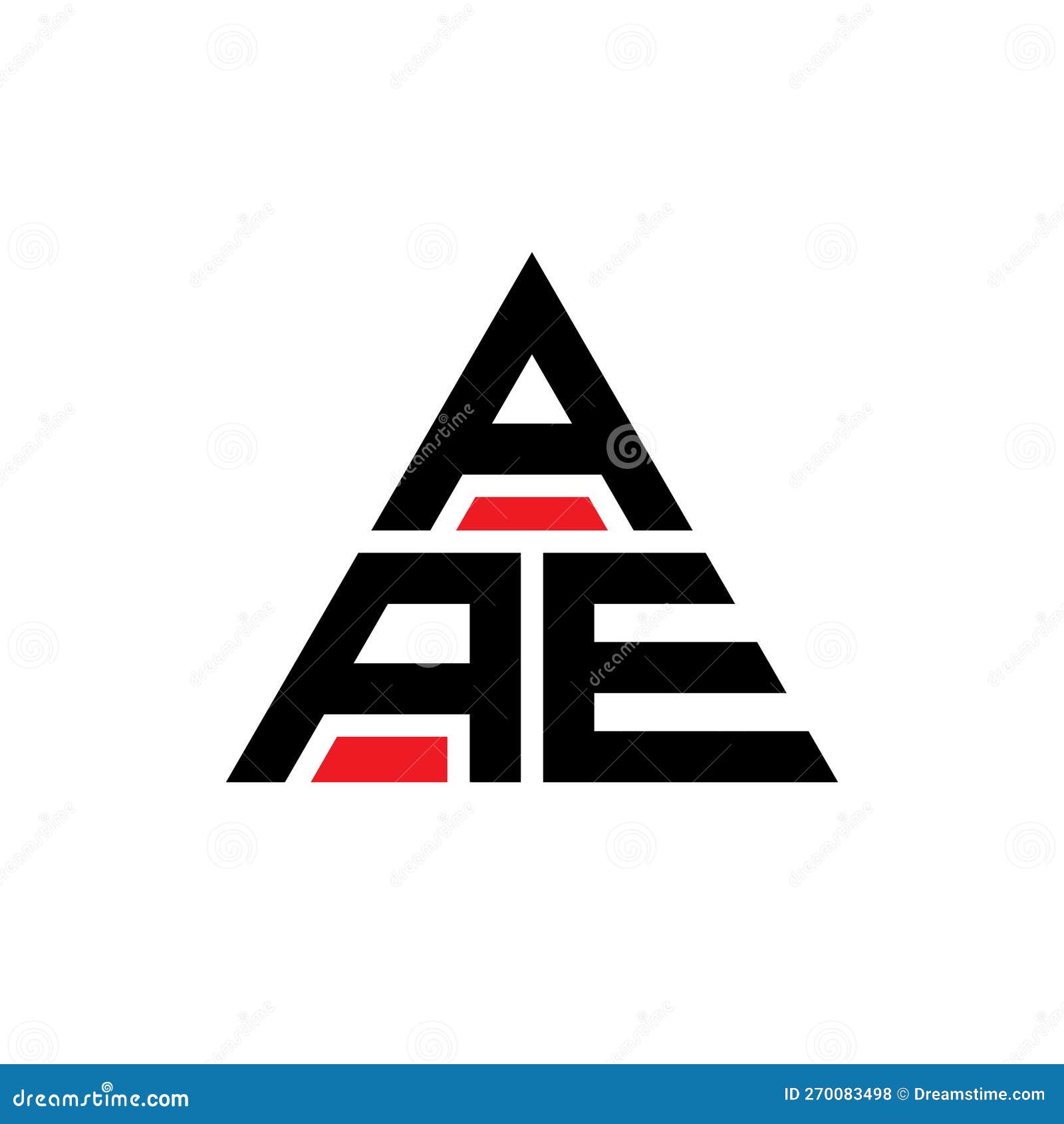 AAE Triangle Letter Logo Design with Triangle Shape. AAE Triangle Logo ...