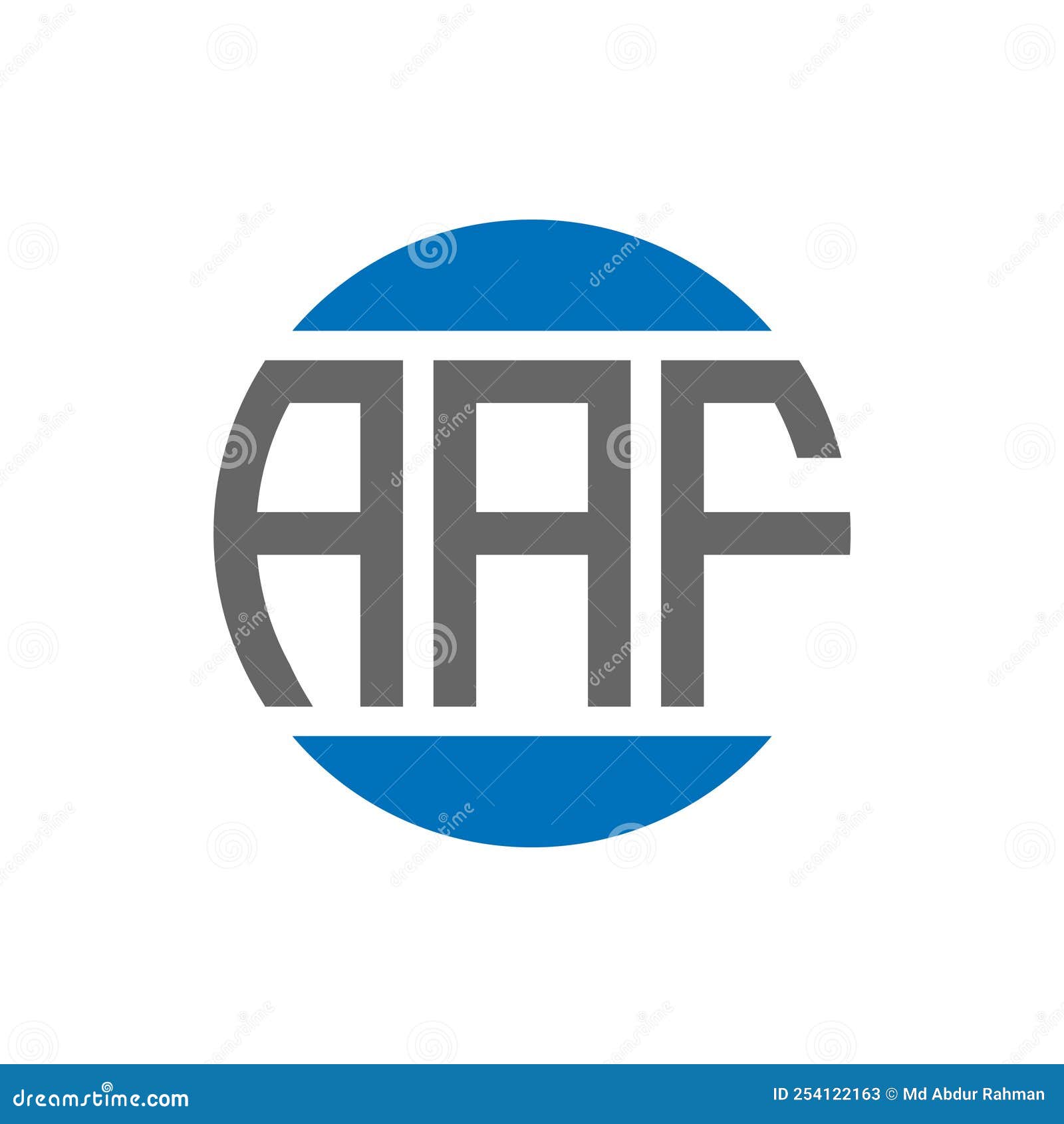 AAF Letter Logo Design on White Background. AAF Creative Initials ...