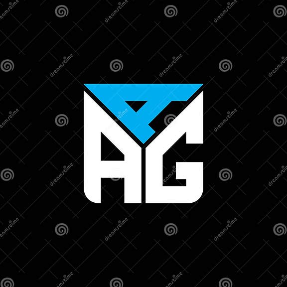 AAG Letter Logo Creative Design with Vector Graphic Stock Vector ...