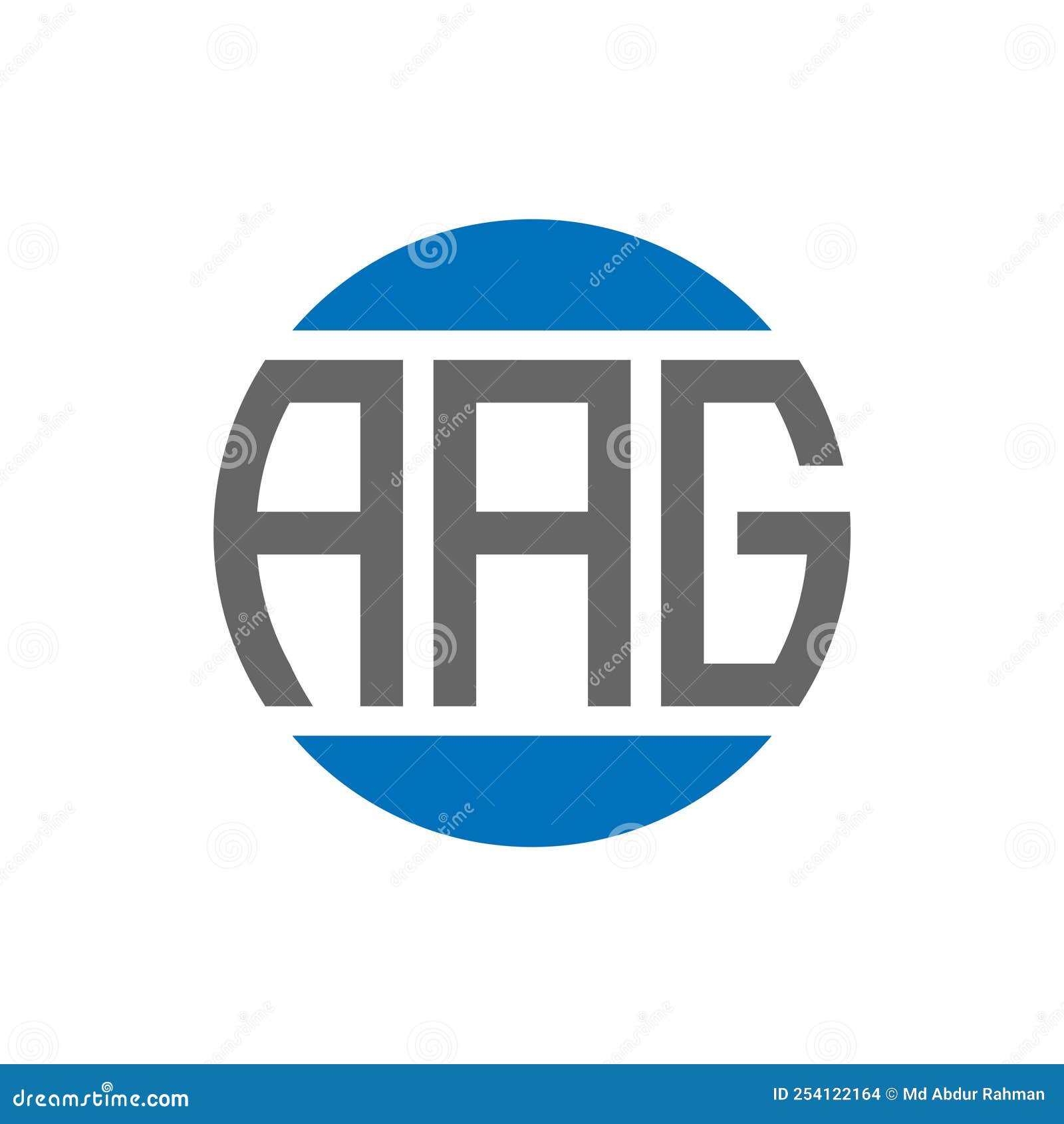 AAG Letter Logo Design on White Background. AAG Creative Initials ...