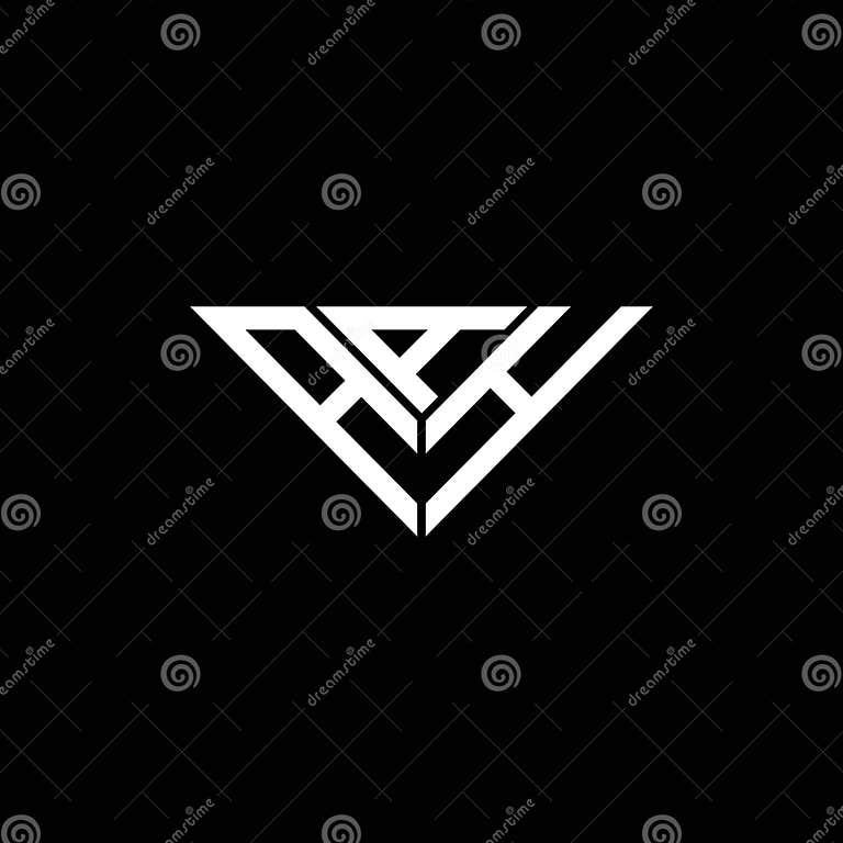 AAH Letter Logo Creative Design with Vector Graphic, Stock Vector ...