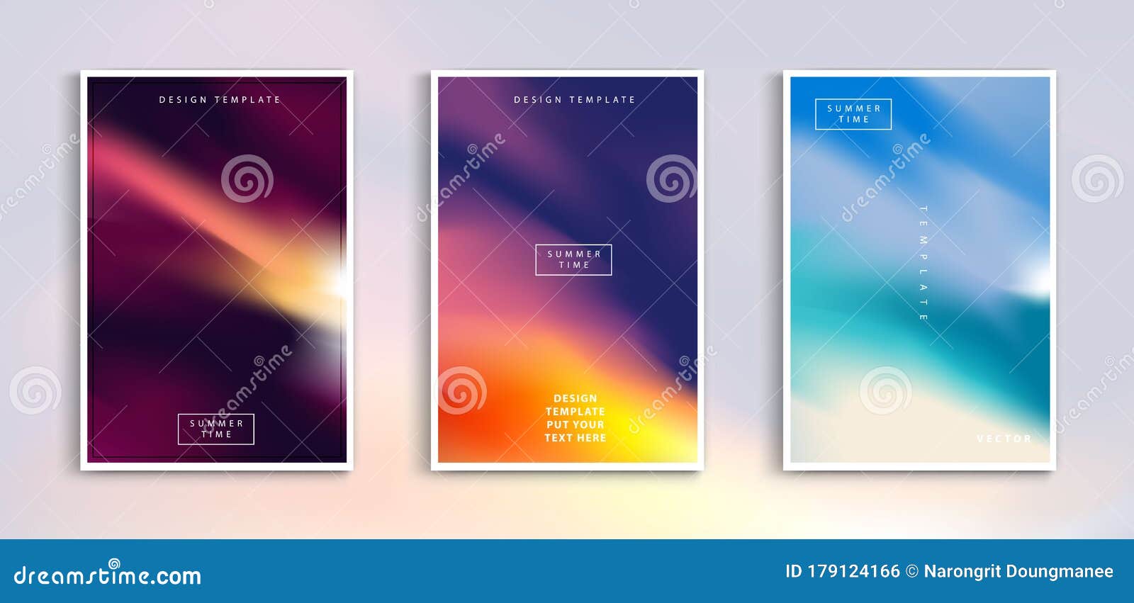 Minimal Modern Cover Design. Dynamic Colorful Gradients. Future ...