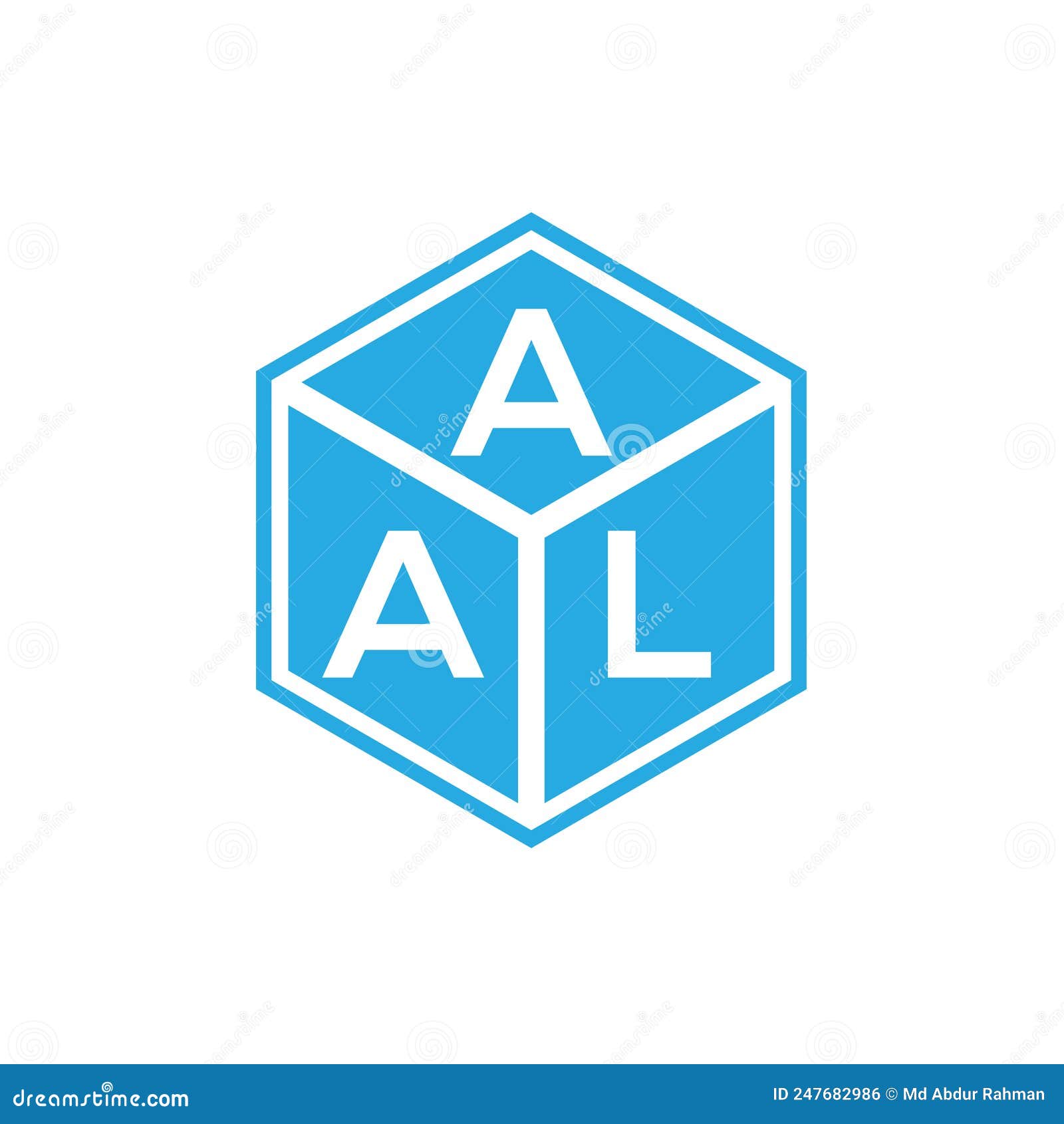 AAL Letter Logo Design on Black Background. AAL Creative Initials ...