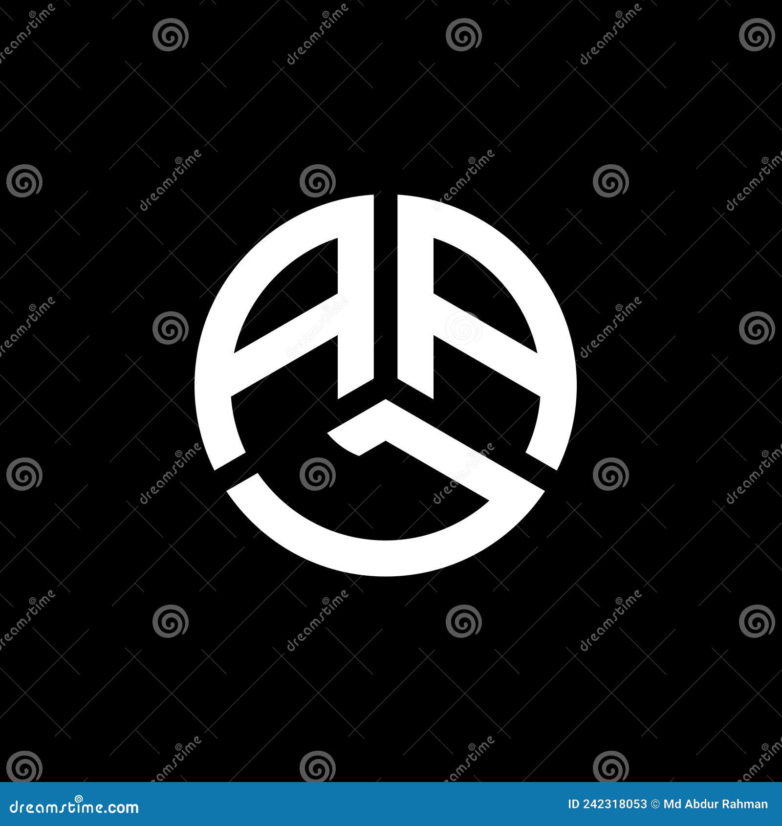 AAL Letter Logo Design On White Background. AAL Creative Initials ...