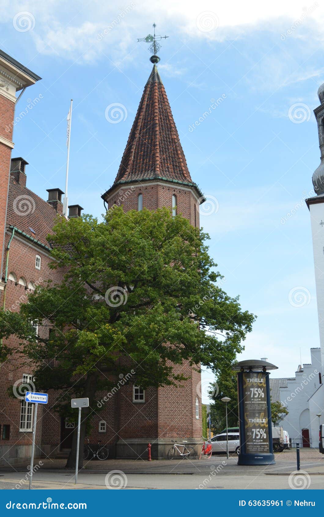 Aalborg , Denmark, editorial photo. Image of narrow, historic - 63635961