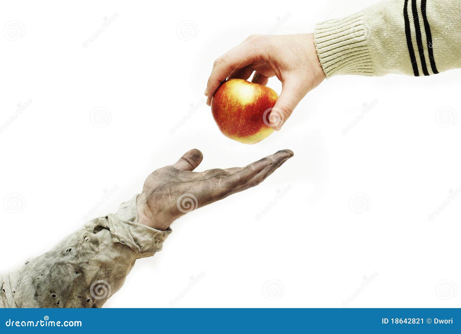 Aalmoes stock afbeelding. Image of schenking, leven, algen - 18642821