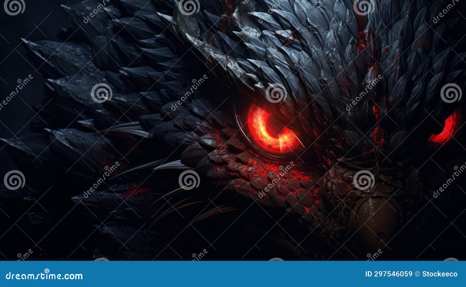 Dark and Scary Dragon Eyes Wallpapers: Life-like Avian Illustrations in ...