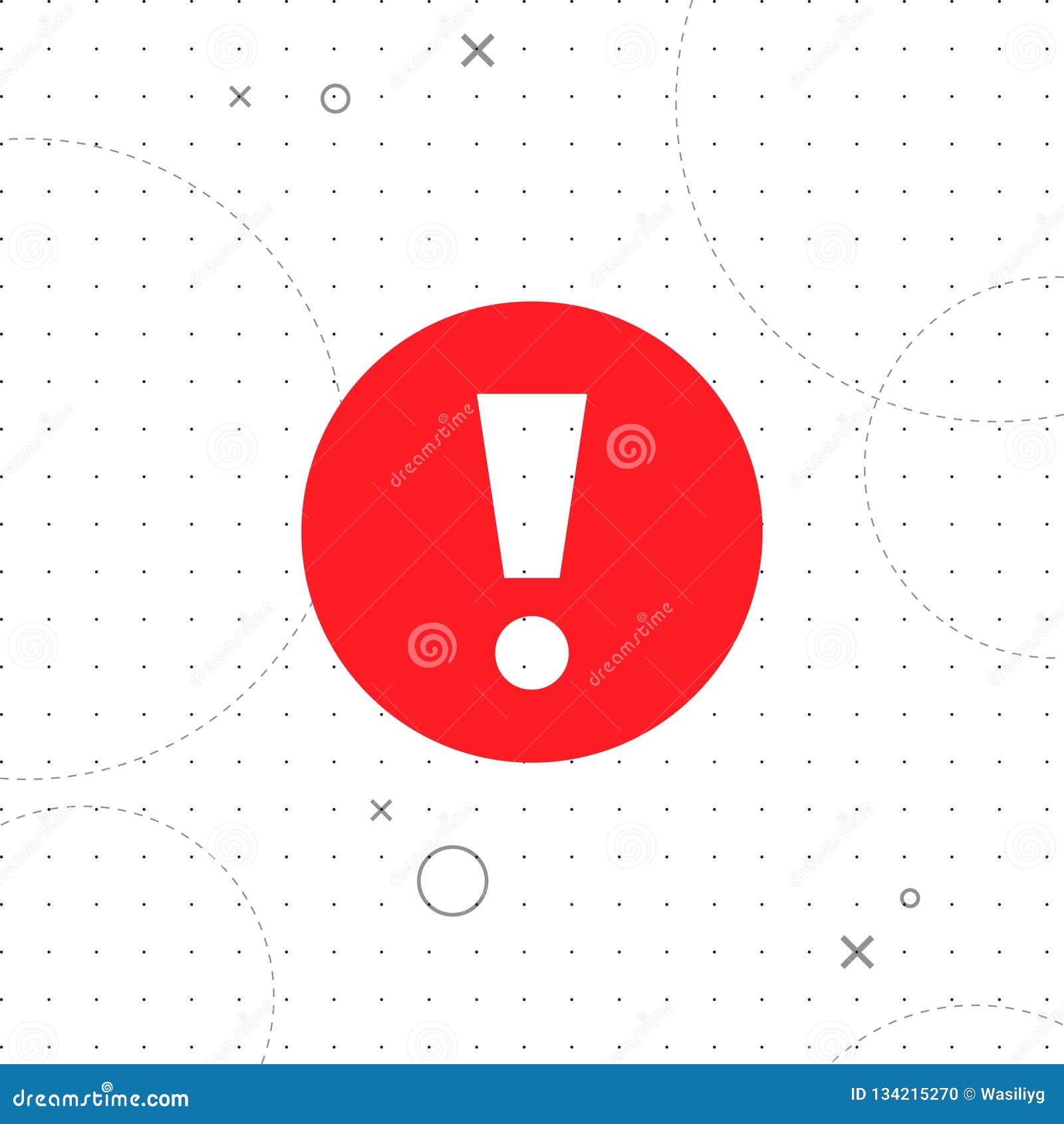 Aandacht, Uitroep Vectorpictogram Vector Illustratie - Illustration of ...