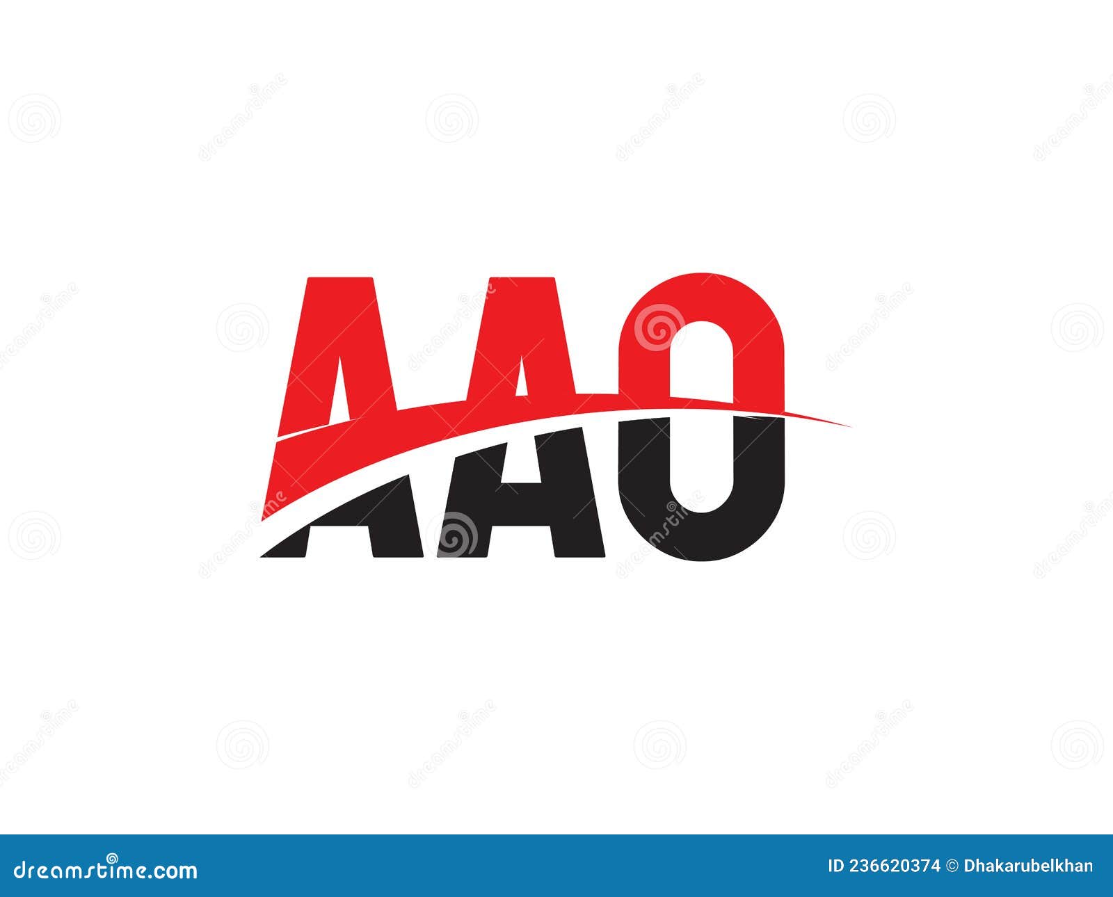 AAO Letter Initial Logo Design Vector Illustration Stock Vector ...