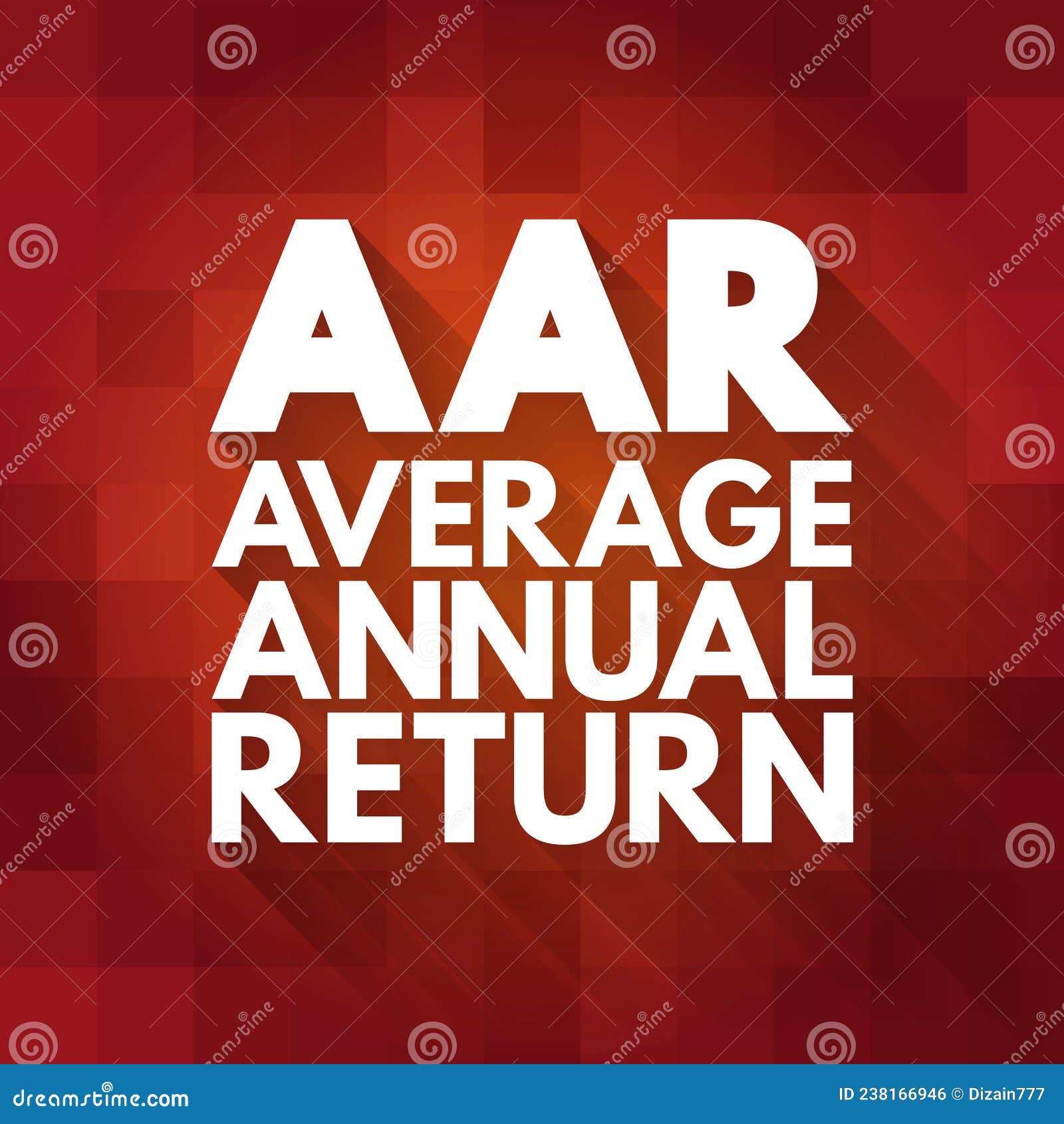 AAR, Average Annual Return. Concept With Keywords, People And Icons ...