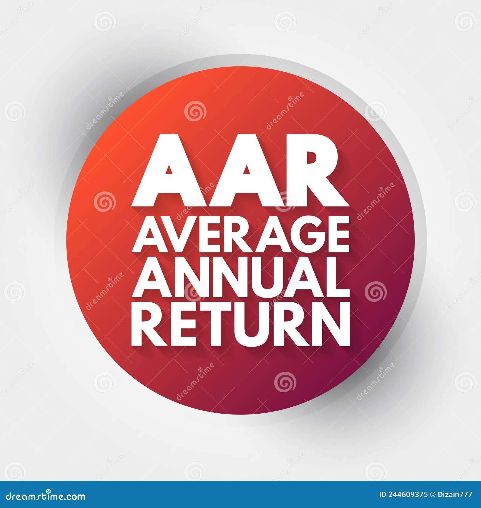 AAR - Average Annual Return Acronym, Business Concept Background Stock ...