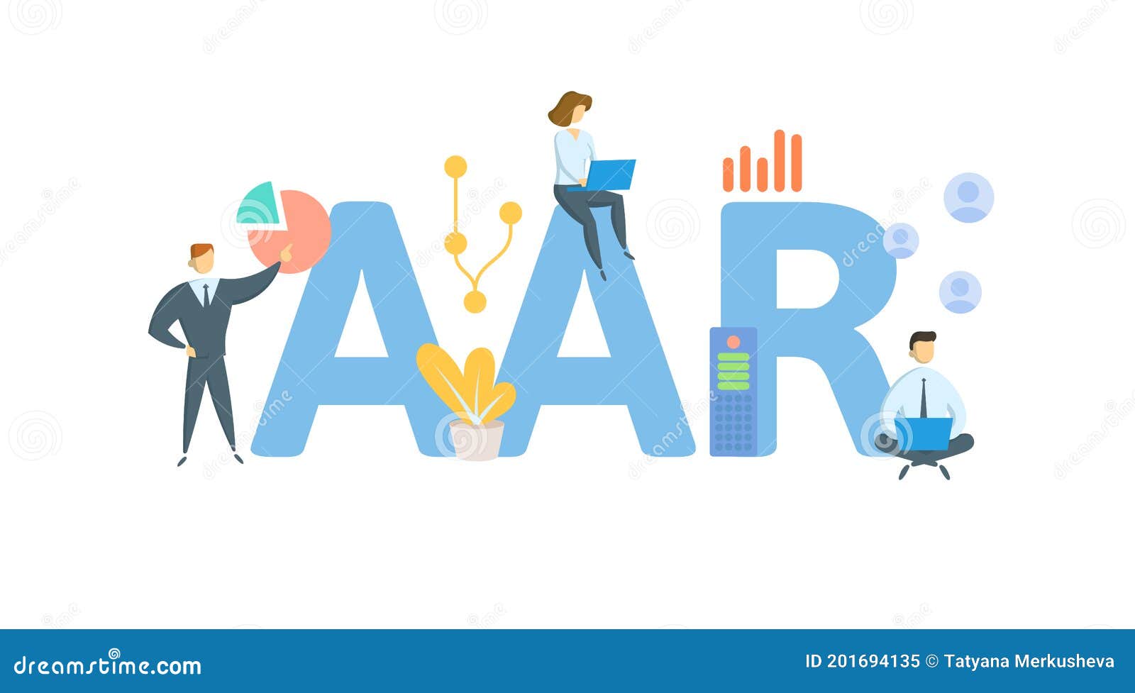 AAR, Average Annual Return. Concept With Keywords, People And Icons ...