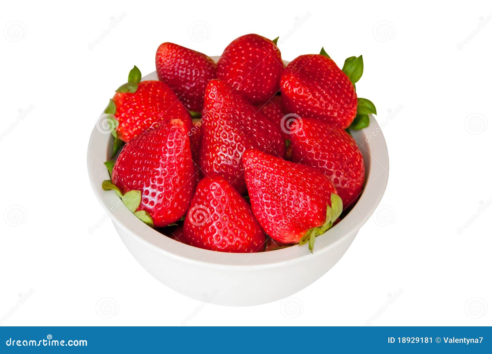 Aardbeien stock afbeelding. Image of bessen, rijp, groen - 18929181