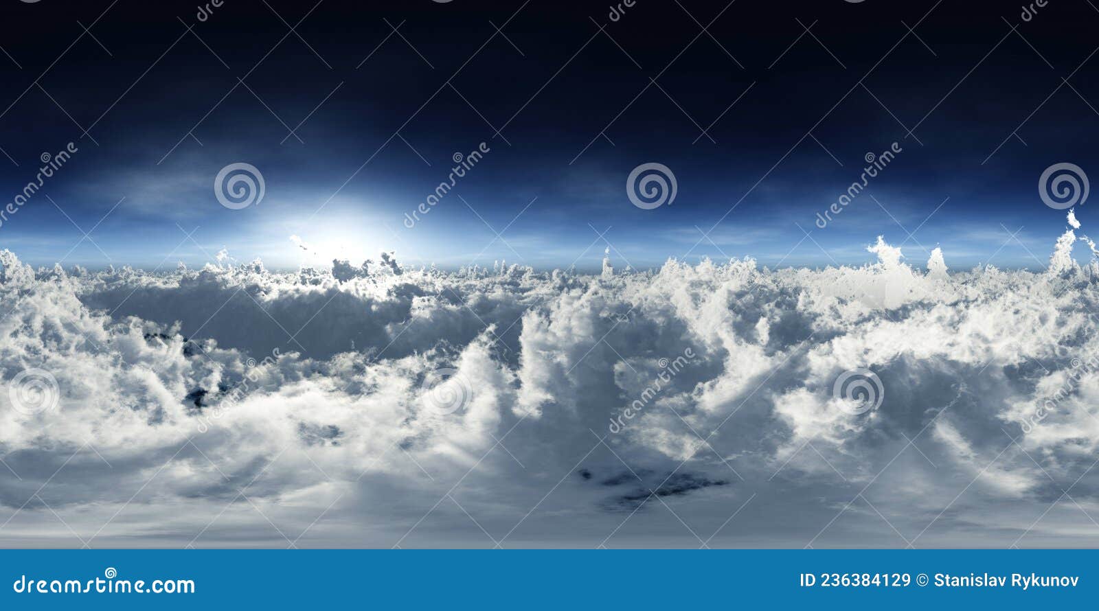 Aarde Van Orbit Hdri 3d Rendering Stock Illustratie - Illustration of ...