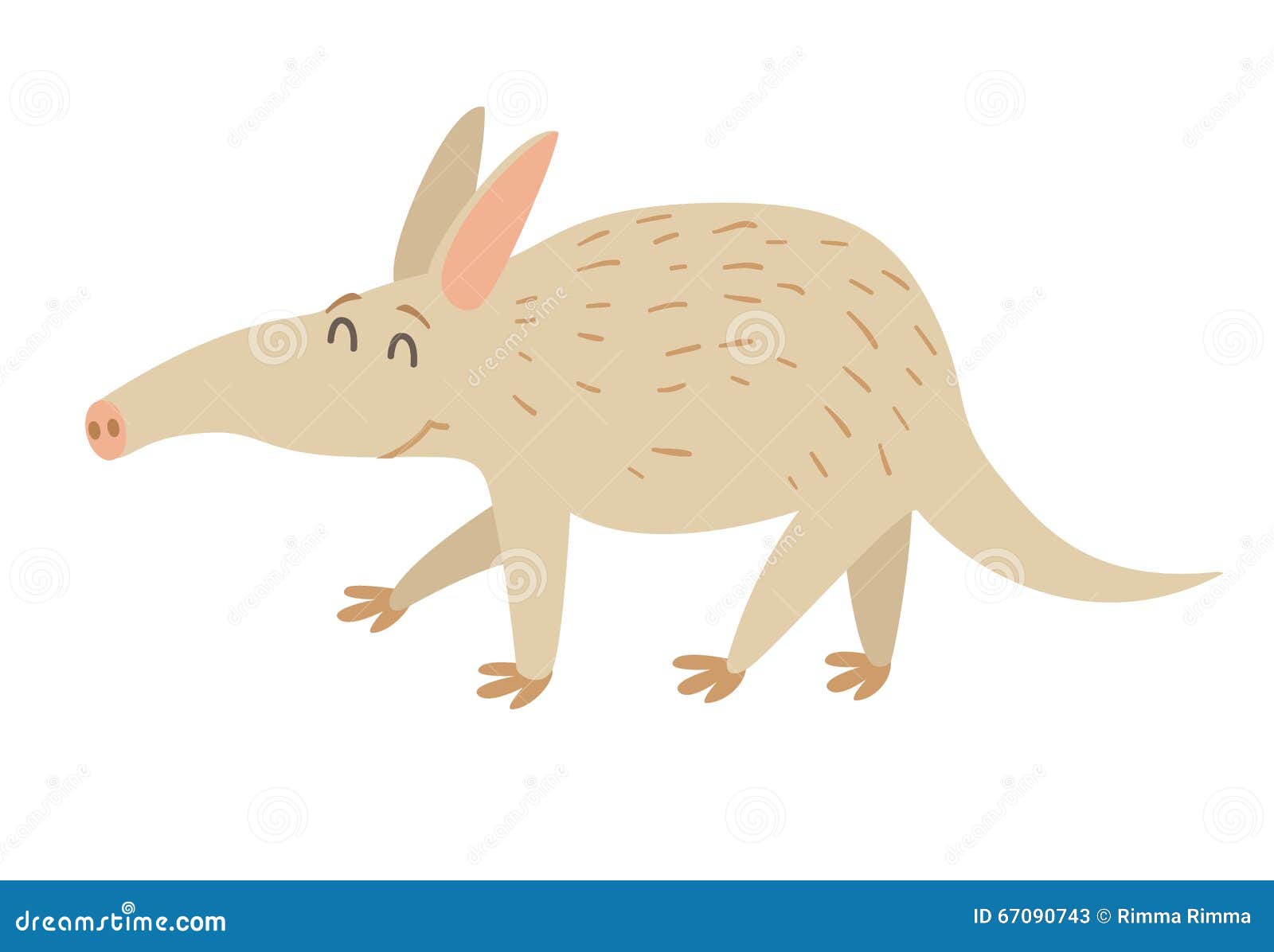 Aardvark Sketch Vector Graphics Head | CartoonDealer.com #110136920