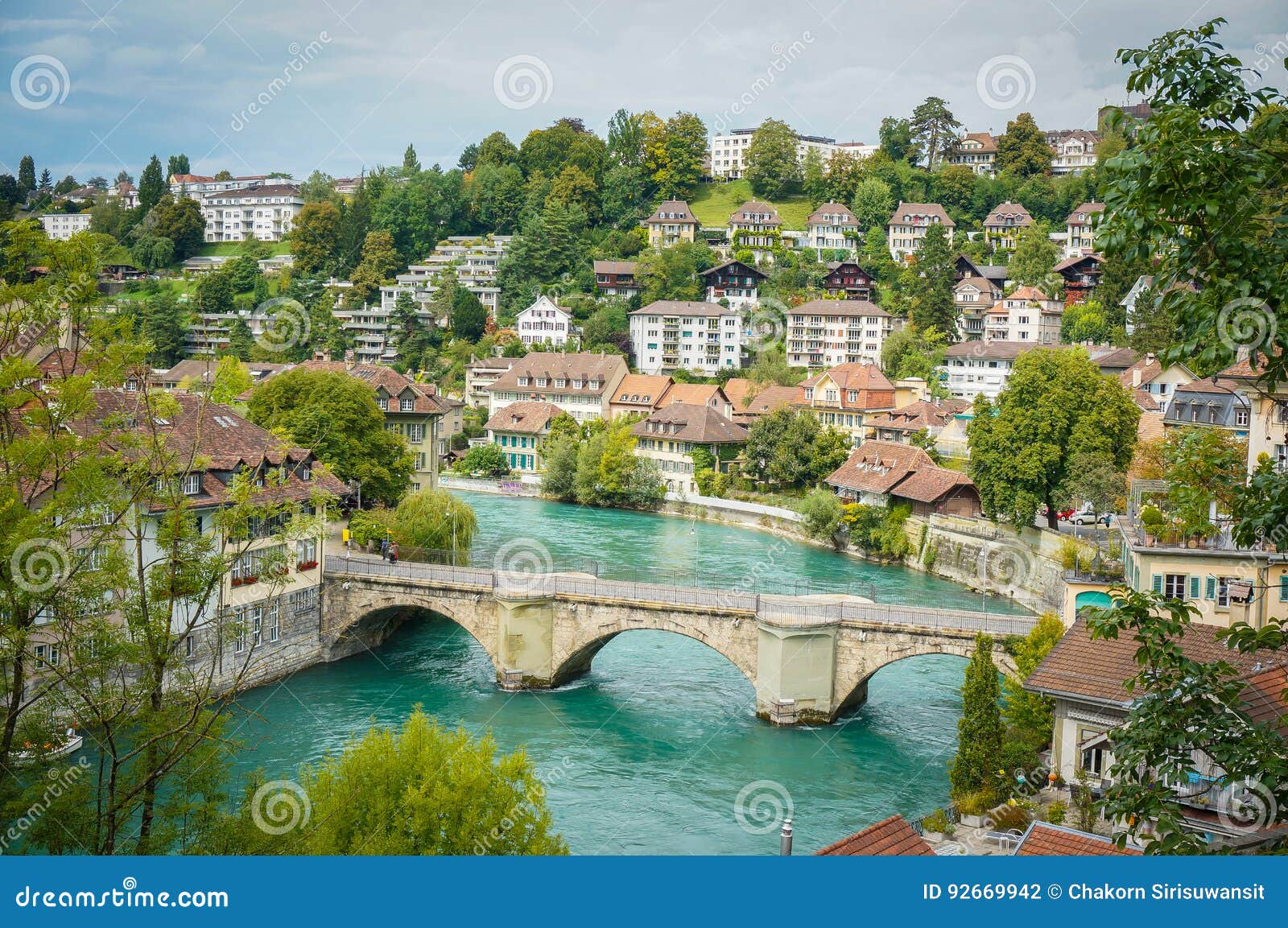 The Aare at Bern, Switzerland. Stock Photo - Image of switzerland ...