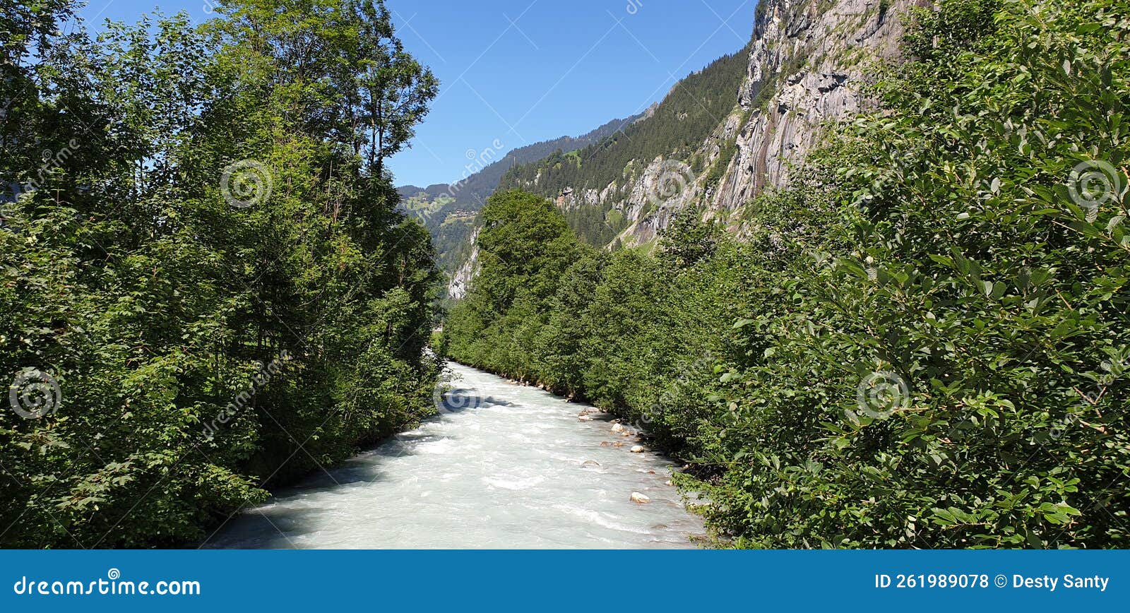 Aare River Switzerland stock photo. Image of river, valley - 261989078