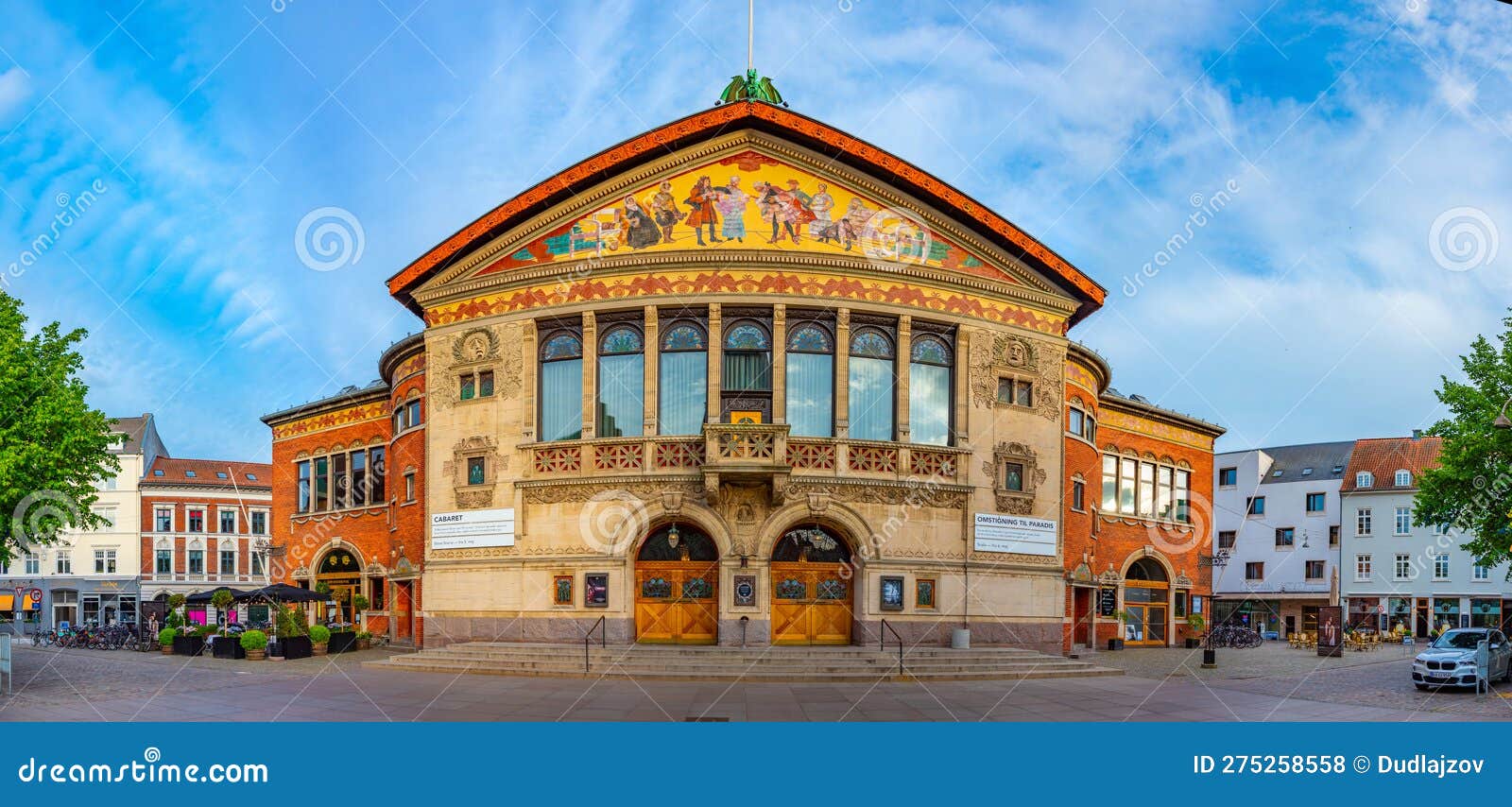 Aarhus, Denmark, June 14, 2022: Sunset View of Aarhus Theatre in ...