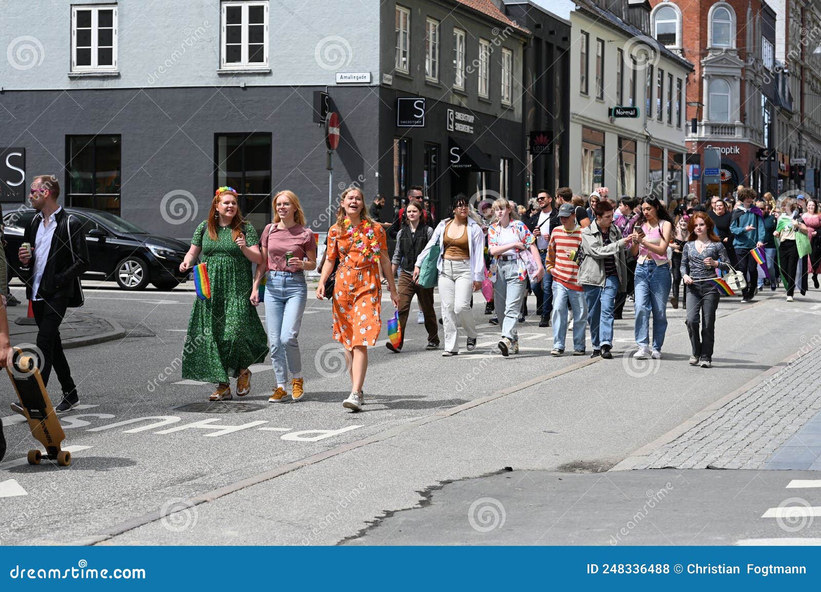 Aarhus Pride Parade 2022 on 28 May 2022 in Aarhus, Denmark Editorial ...