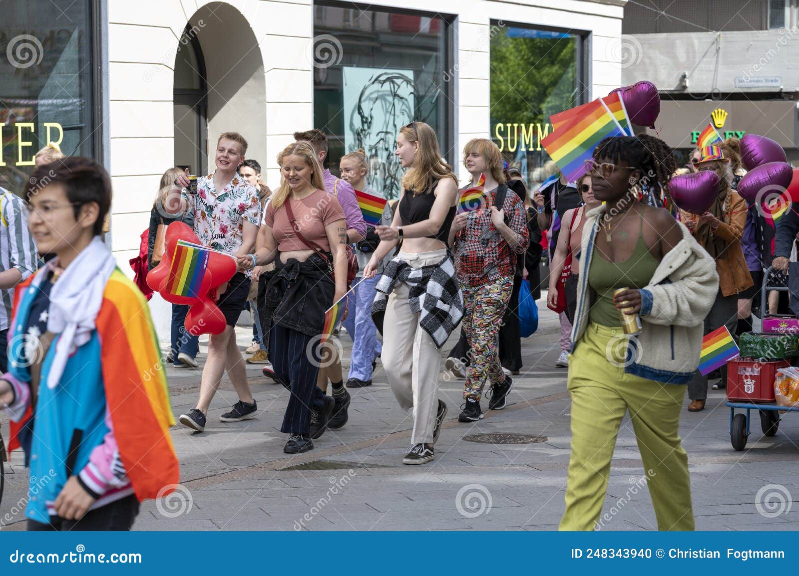 Aarhus Pride Parade 2022 on 28 May 2022 in Aarhus, Denmark Editorial ...