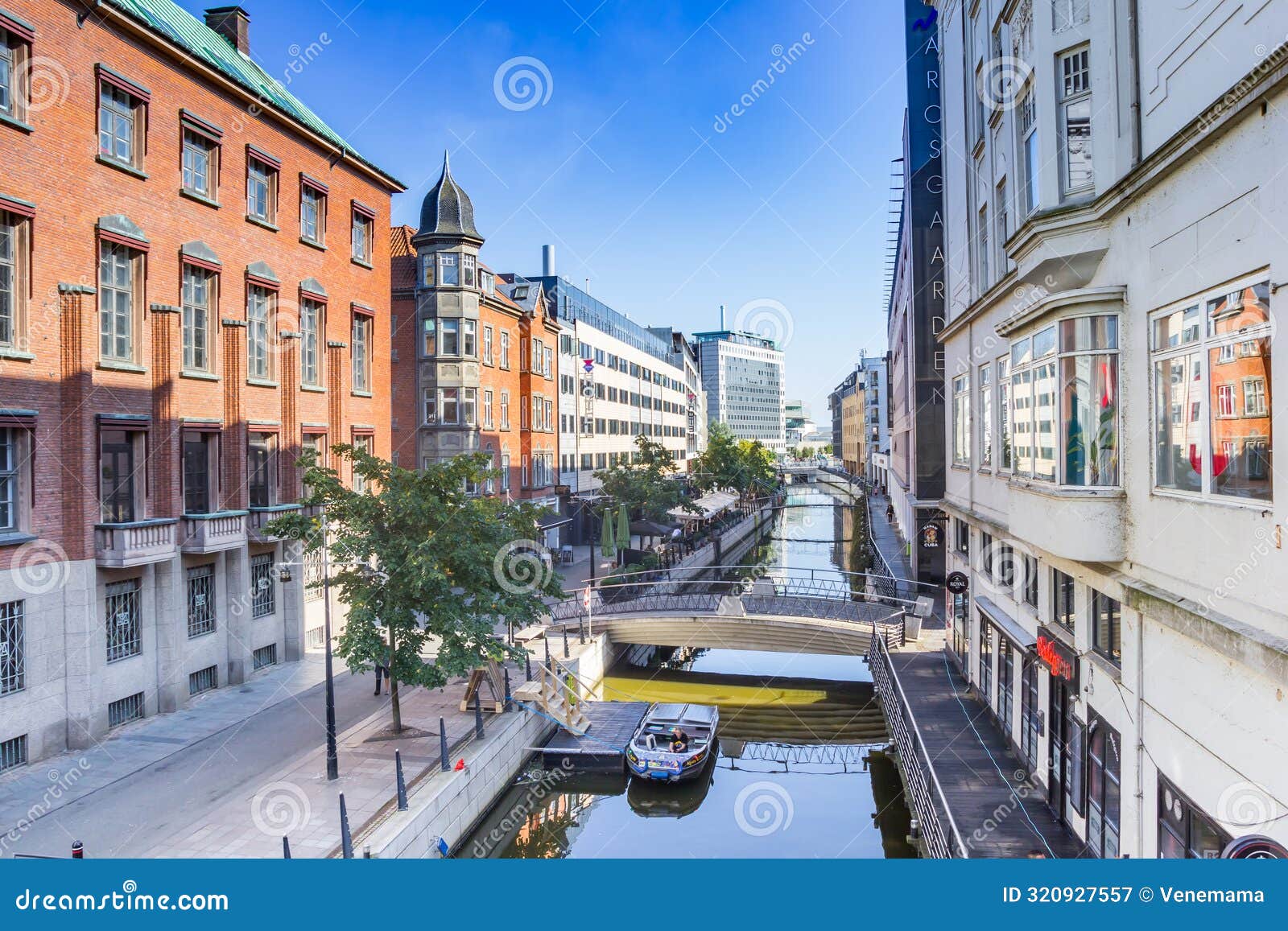 The Sea Quay Of Aarhus - Kattegat Strait. Technical And Industrial Zone ...