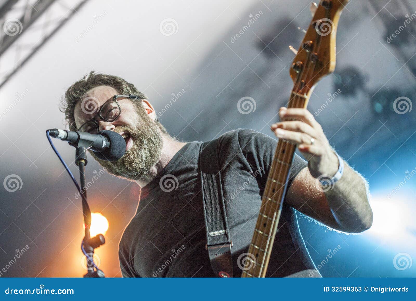 Aaron Beam - croc rouge photo stock éditorial. Image du musical - 32599363