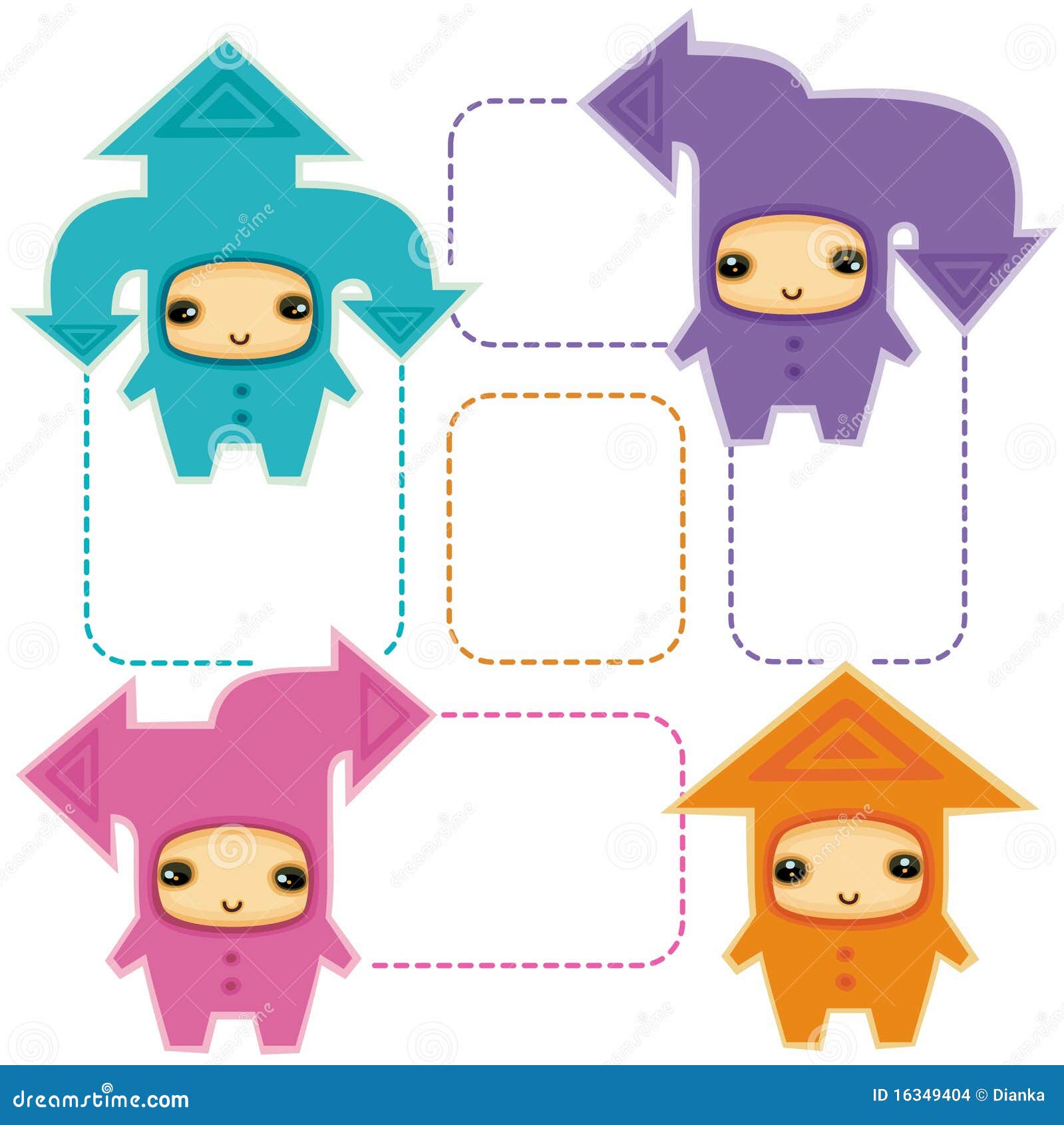 Aarrows kids 2 stock vector. Illustration of birthday - 16349404