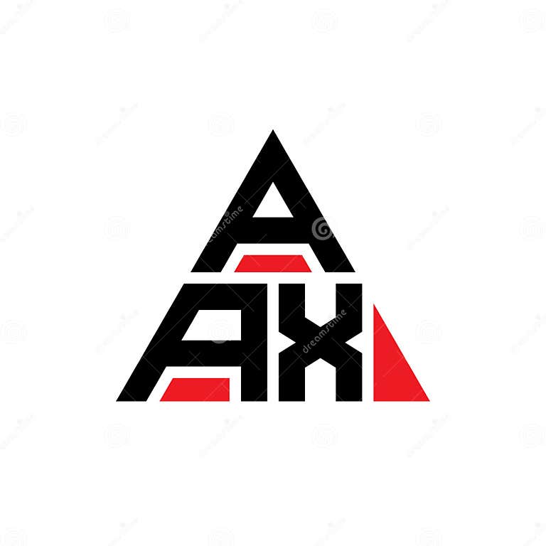 AAX Triangle Letter Logo Design with Triangle Shape. AAX Triangle Logo ...