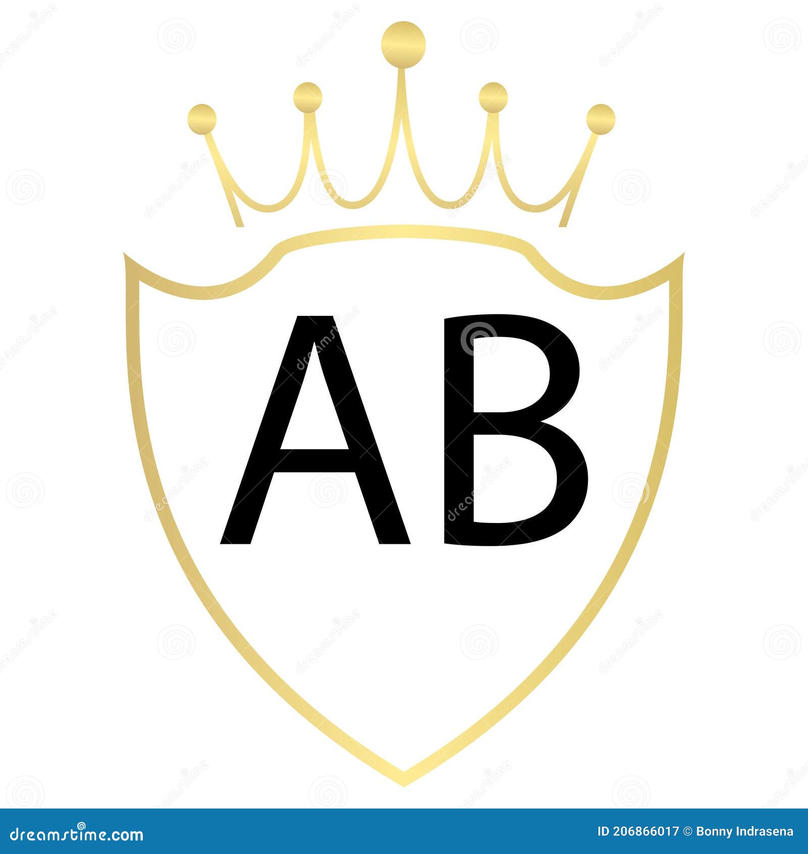 AB Letter Logo Design with Simple Style Stock Vector - Illustration of ...