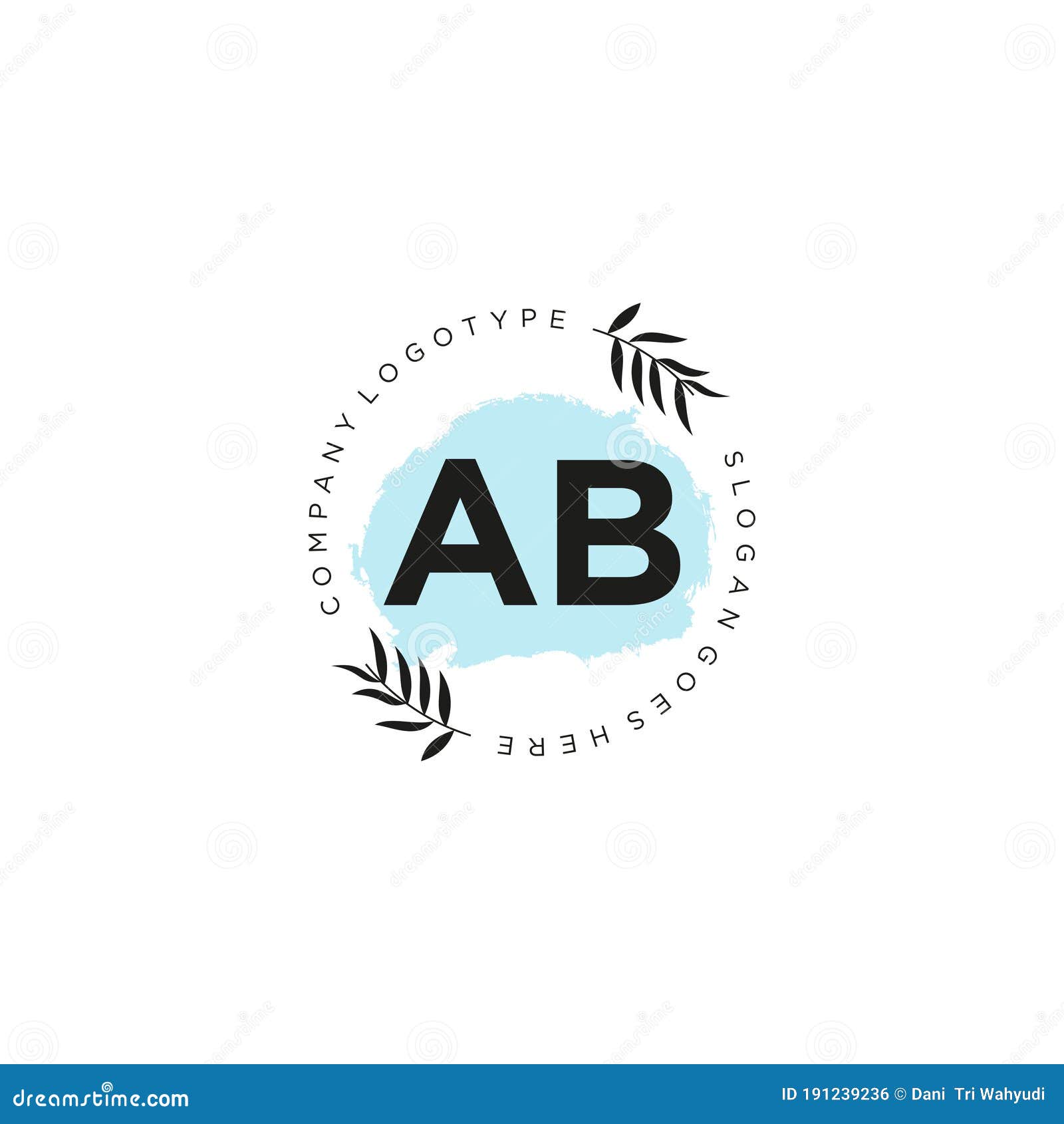 AB Letter Logo Icon Design Template Elements Stock Vector ...