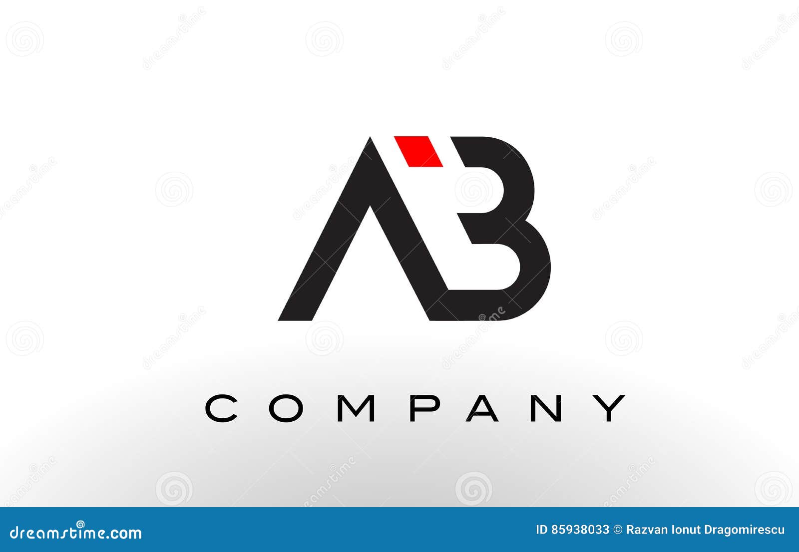 AB Logo. Letter Design Vector. Stock Vector - Illustration of elements ...
