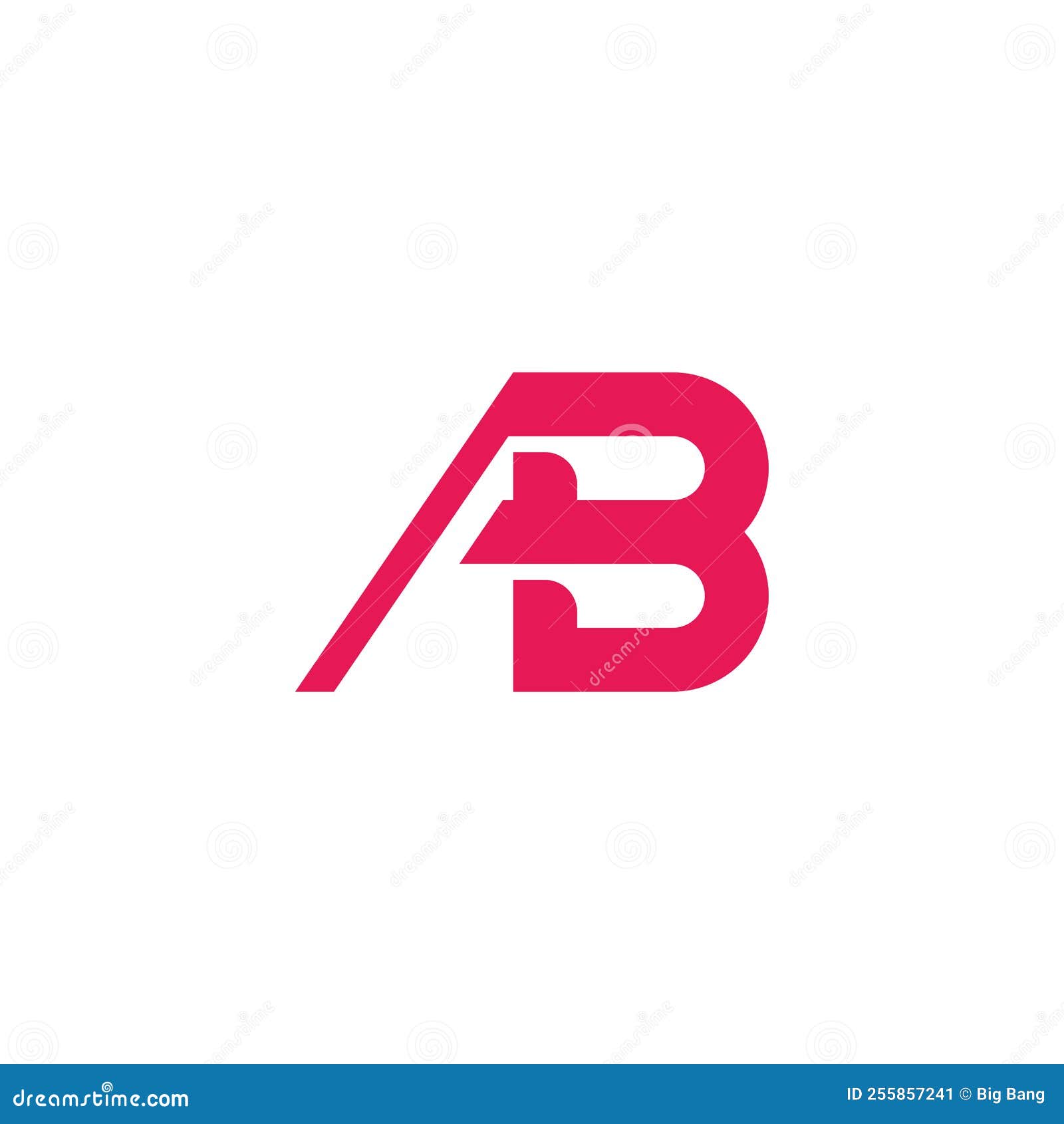 AB Logo. Vector Modern Letter Design Concept Ilustración del Vector ...