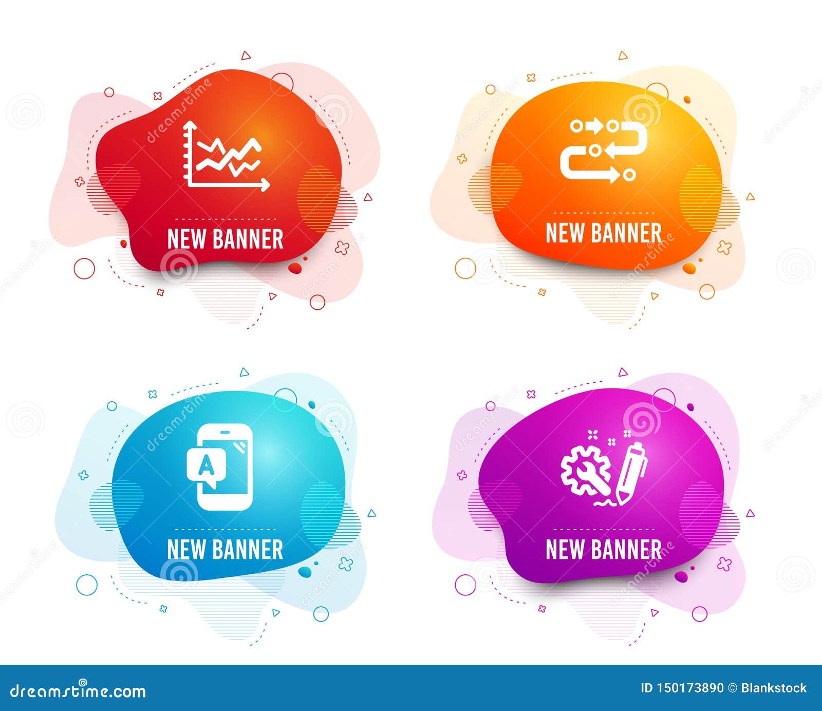 Ab Testing, Diagram Chart and Methodology Icons. Engineering Sign ...