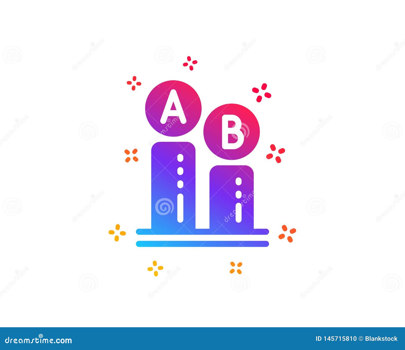 Ab Testing Icon. Ui Test Chart Sign. Vector Stock Vector - Illustration ...